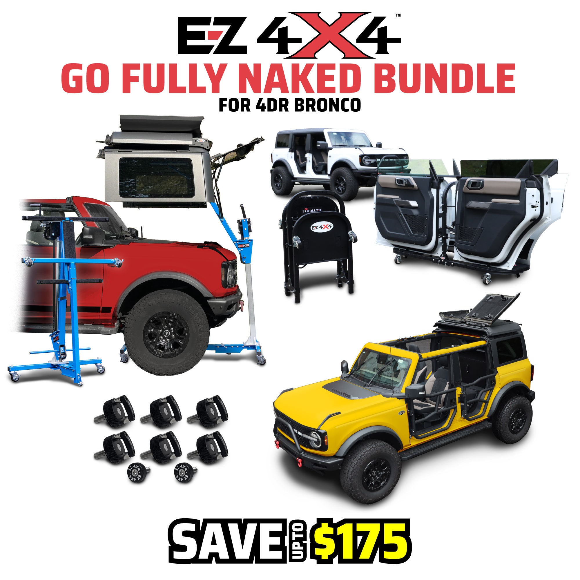 The Bronco Go Fully Naked Bundle – EZ4x4